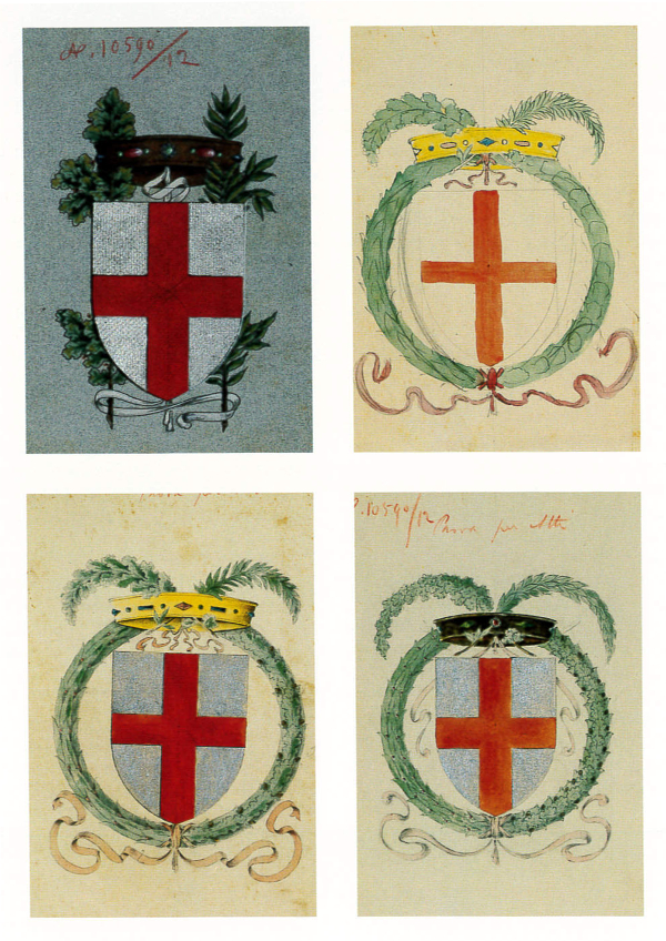 Lo stemma e il gonfalone della Provincia e della Città metropolitana di ...